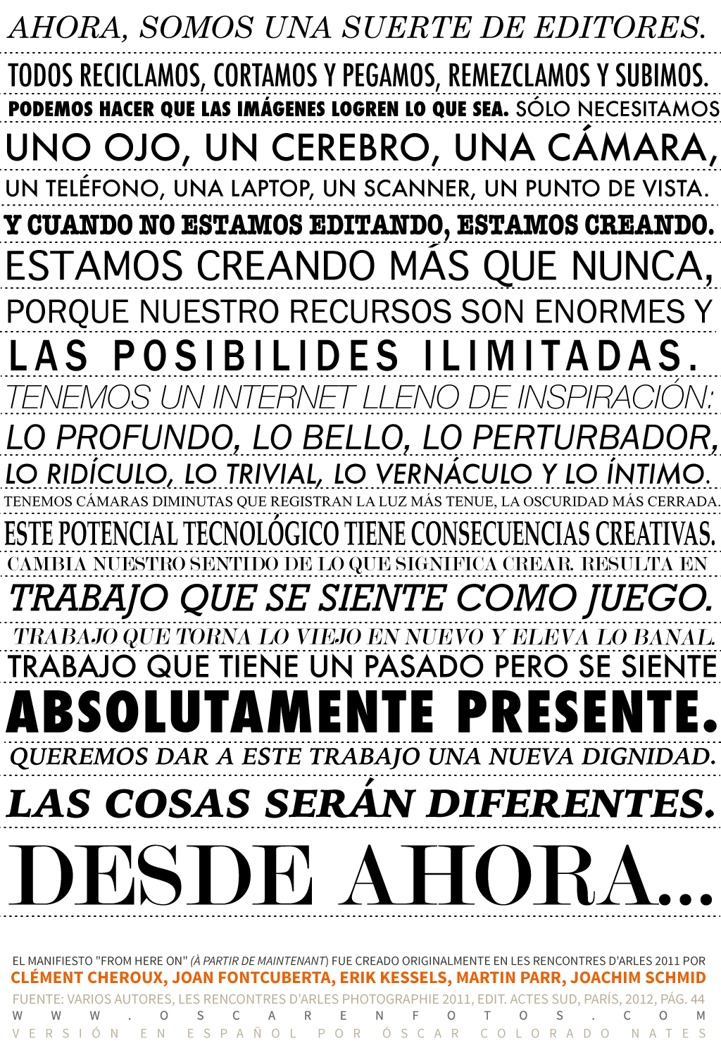 DESDE_AHORA | Oscar en Fotos